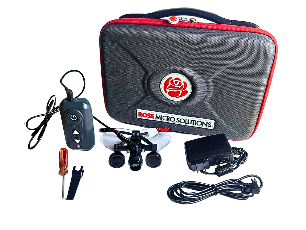 Rose Safety Frame Flip Up Loupe with PowerPack Light Kit – Rose Micro ...